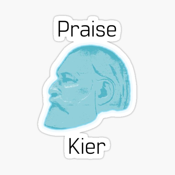 "Severance - Praise Kier - With Kier's Face" Sticker for Sale by ...
