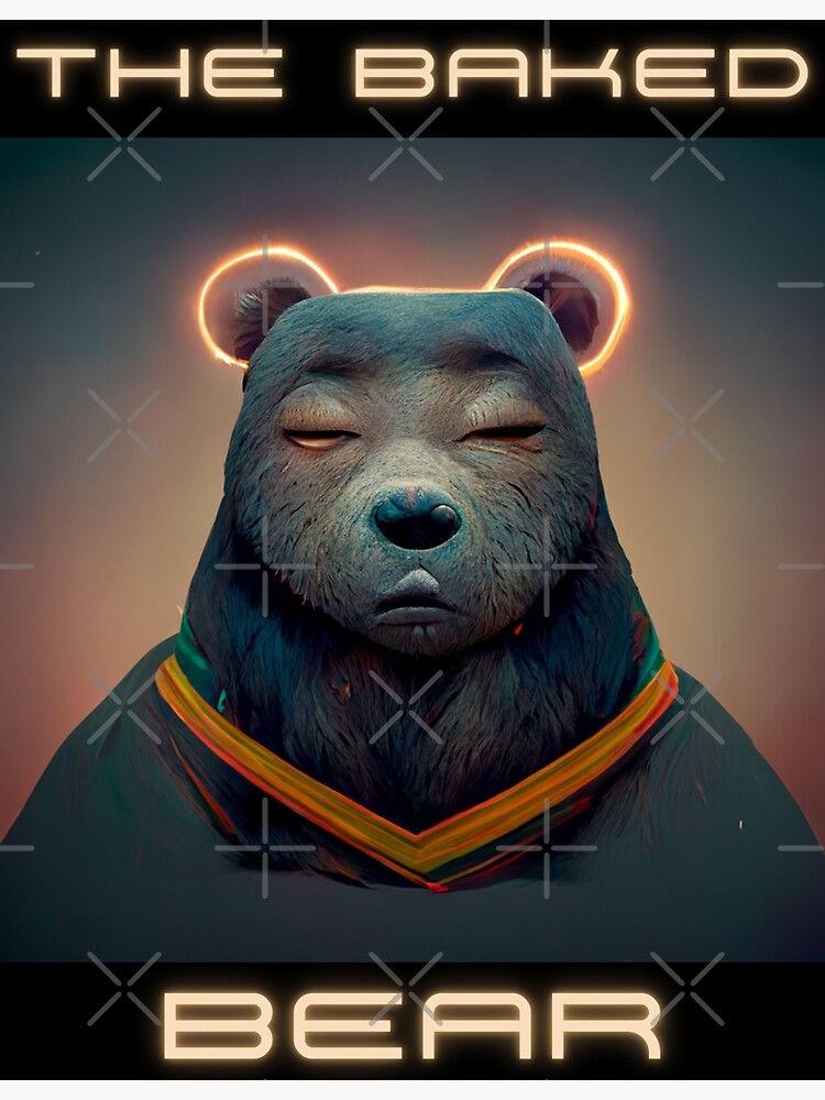 "The Baked Bear" Poster for Sale by VladiGerassi | Redbubble