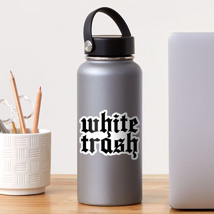 "White Trash Outfit" Sticker for Sale by m1dnightmei | Redbubble