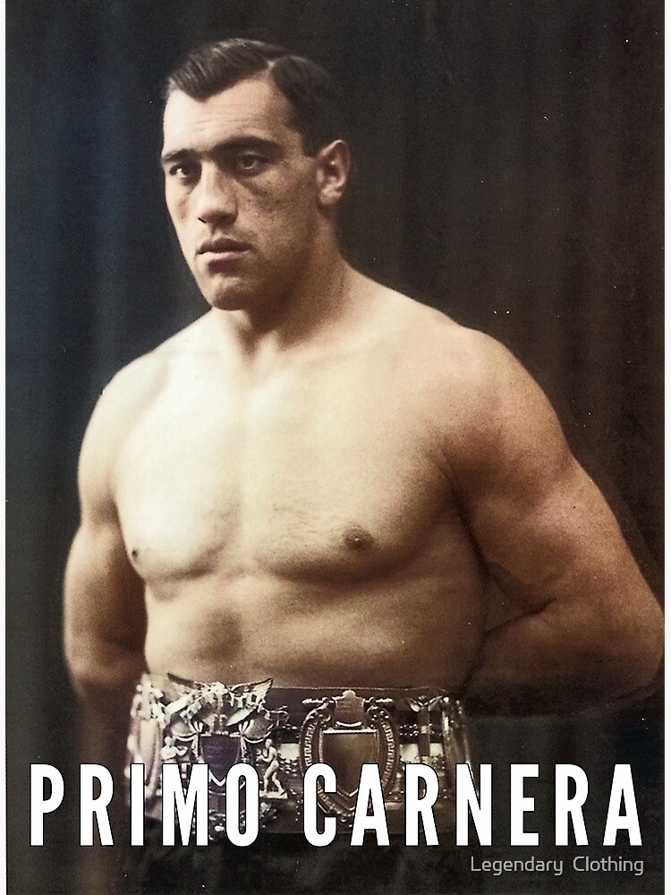 "Primo Carnera - Boxing Legend Colorized" Poster for Sale by ...
