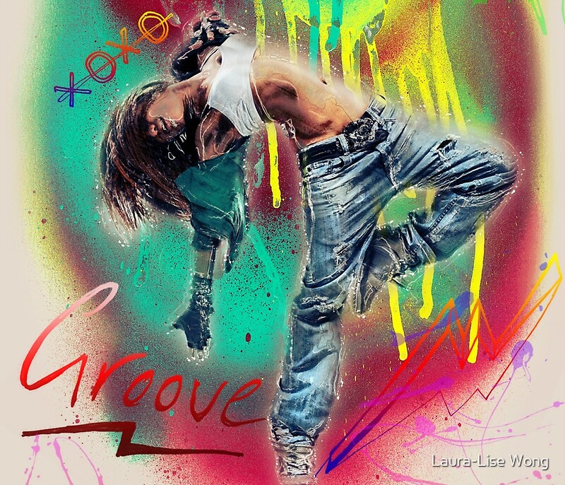 "Hip Hop Dance Art" by Laura-Lise Wong | Redbubble