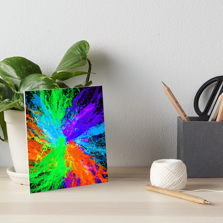 "Paint Splash" Art Board Print for Sale by TotallyRetroArt | Redbubble