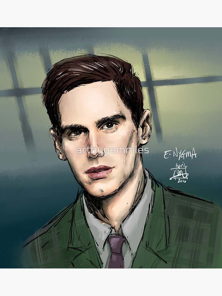 "Edward Nygma" Art Print by artbygemmles | Redbubble