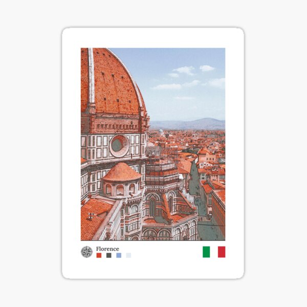 "Florence Italy City" Sticker for Sale by PostersStickers | Redbubble