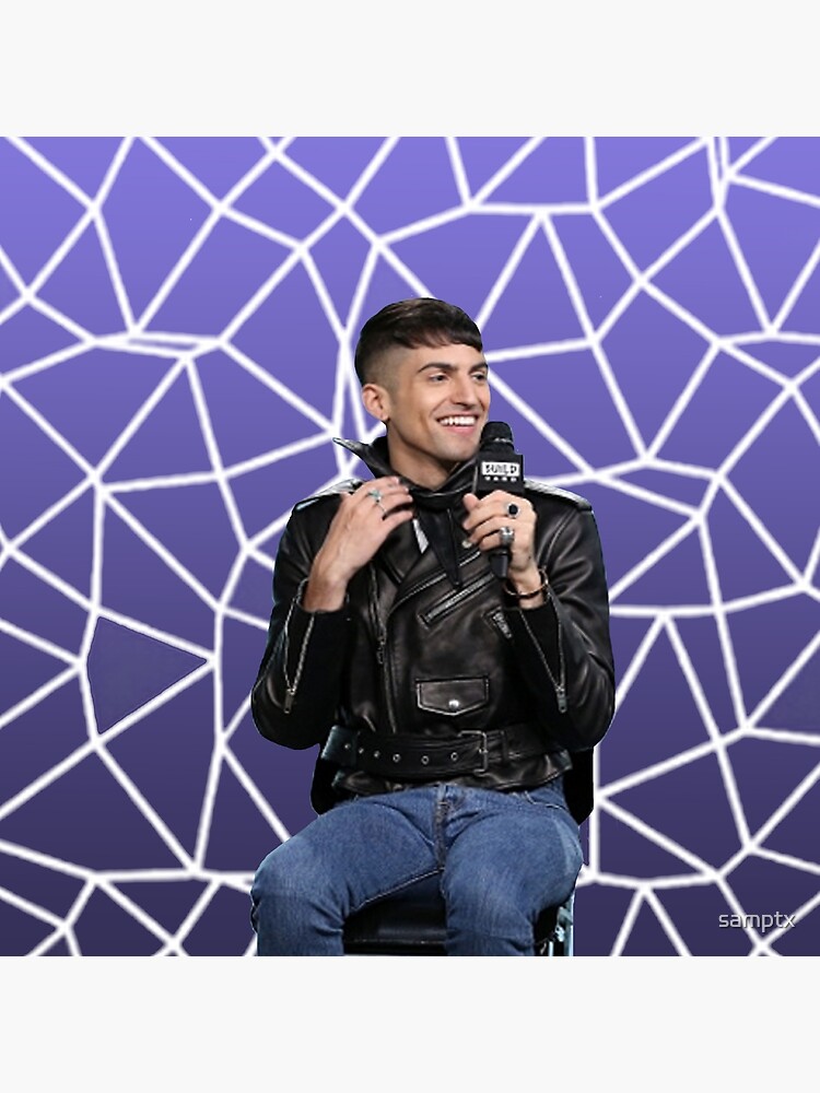Mitch Grassi Pentatonix Purple Poster For Sale By Samptx Redbubble