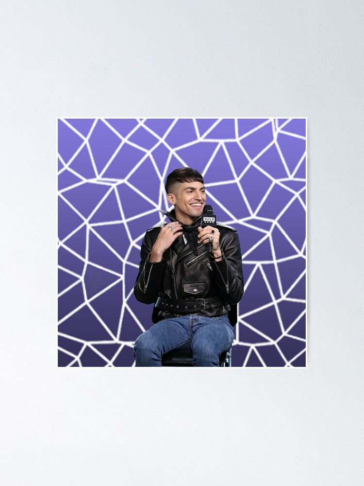 Mitch Grassi Pentatonix Purple Poster For Sale By Samptx Redbubble