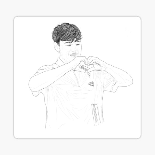 "Brendon Leigh Heart Hands Outline" Sticker for Sale by JanaF1 | Redbubble