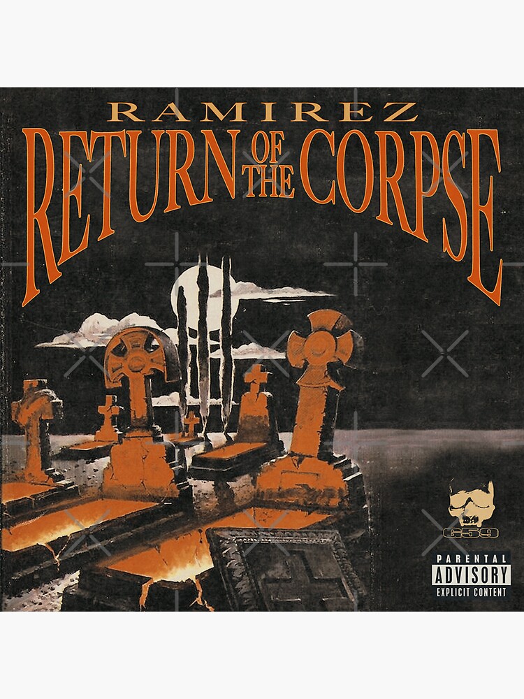 "Return of the Corpse - Ramirez single HD cover, Ramirez g59" Sticker ...