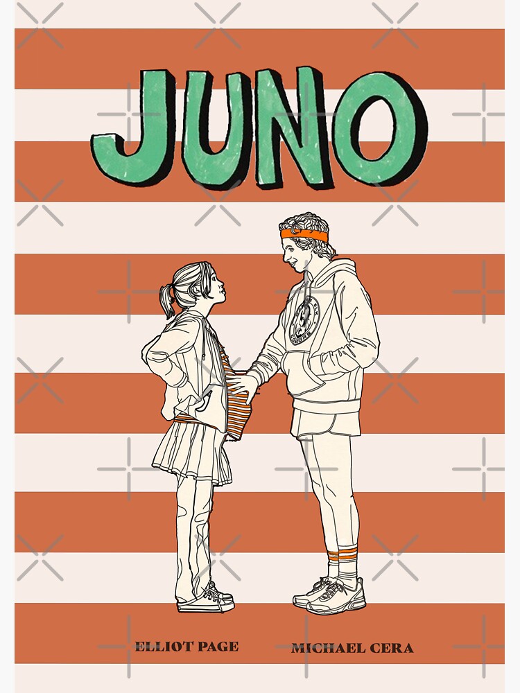 "JUNO (2007) poster" Sticker for Sale by anaburgess | Redbubble