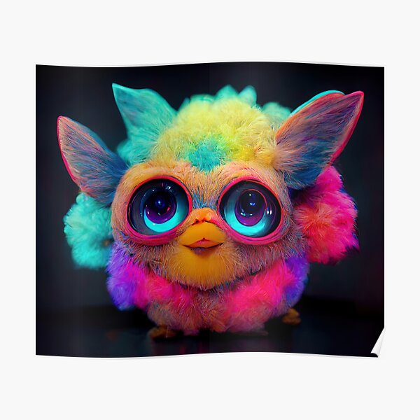 "Rainbow Furby" Poster for Sale by FlippySan | Redbubble