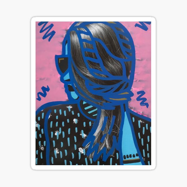 "Ai art " Sticker for Sale by Adelleshop | Redbubble