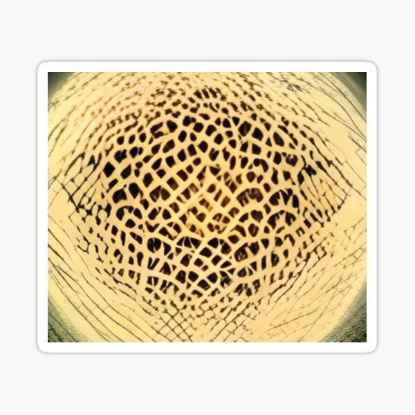 "Abstract Dimensional Texture Sphere Digital Graphic Design " Sticker ...