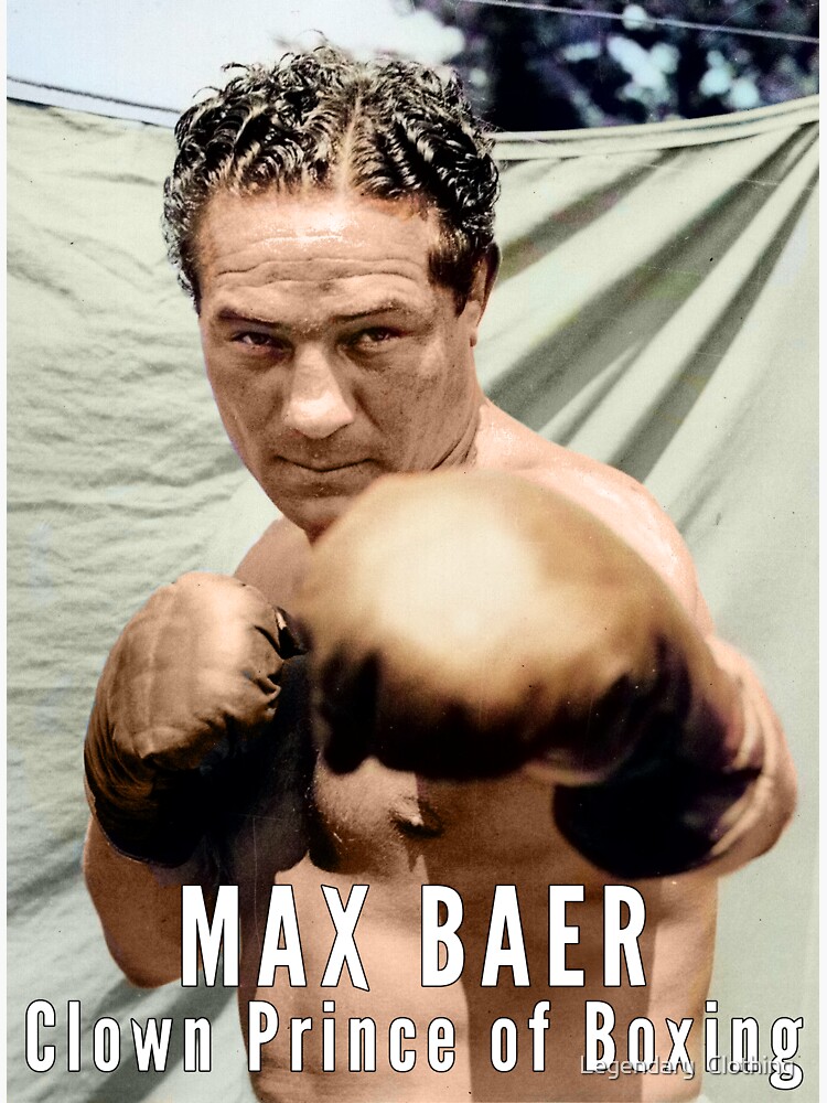 "Max Baer - Boxing Legend Colorized" Sticker for Sale by ...