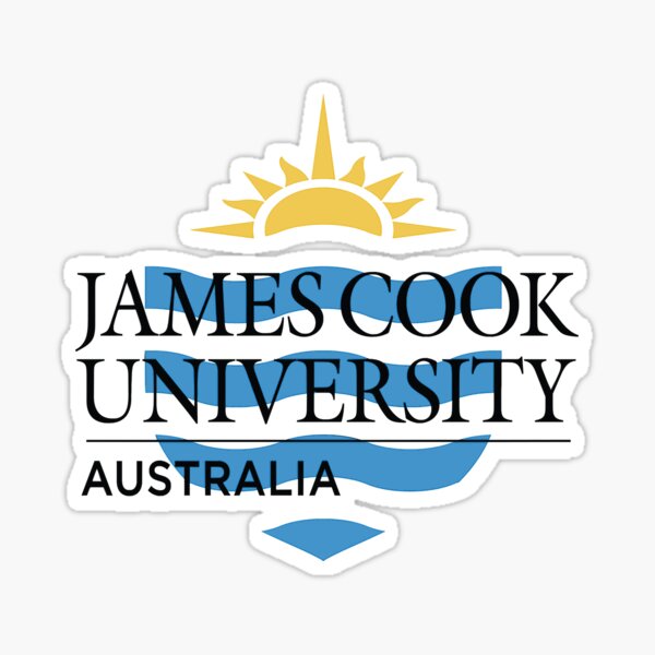 "James Cook University for students Sticker" Sticker for Sale by ...