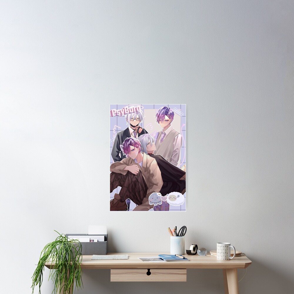 Fulgur Ovid And Uki Violeta Noctyx Nijisanji Poster For Sale By Zenlesszone Redbubble