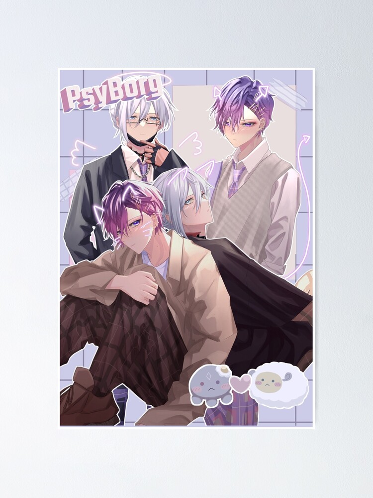 "Fulgur Ovid and Uki Violeta - Noctyx - Nijisanji" Poster for Sale by zenlesszone | Redbubble