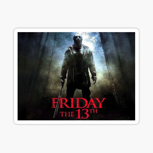"Friday The 13Th" Sticker for Sale by royish-shop | Redbubble