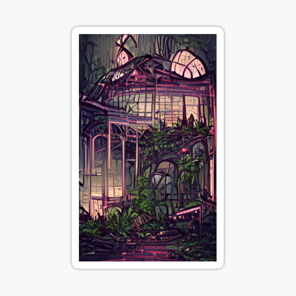 "Victorian Greenhouse" Sticker for Sale by TatBreeze | Redbubble