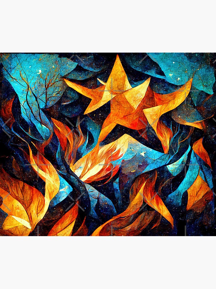 "Fire Dance" Sticker for Sale by FlippySan | Redbubble