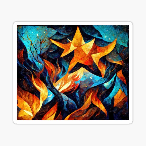 "Fire Dance" Sticker for Sale by FlippySan | Redbubble