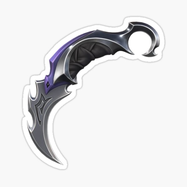 "Reaver Karambit Spray" Sticker for Sale by Krabstyx | Redbubble