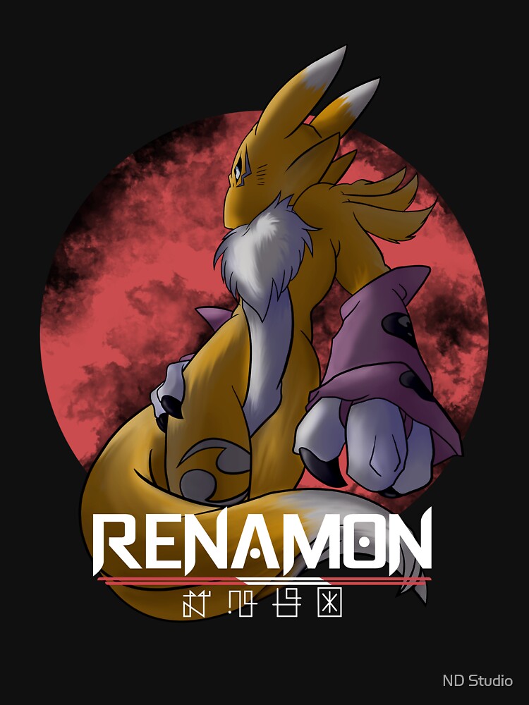 "Rookie Renamon Form Classic Japanese | Digimon" Essential T-Shirt for ...