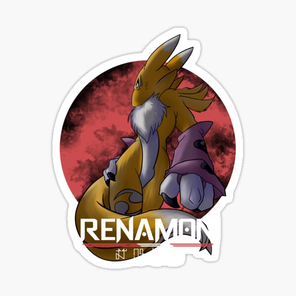 "Rookie Renamon Form Classic Japanese | Digimon" Sticker for Sale by ...