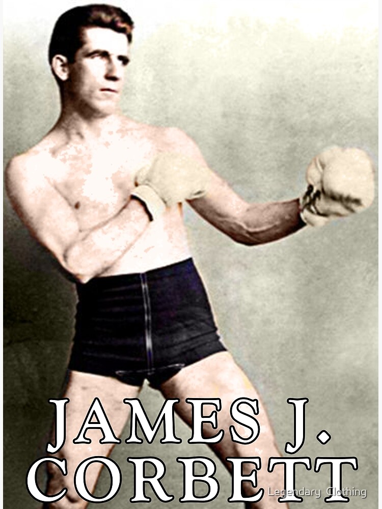"James J. Corbett - Heavyweight Champion- Boxing Legend Colorized ...