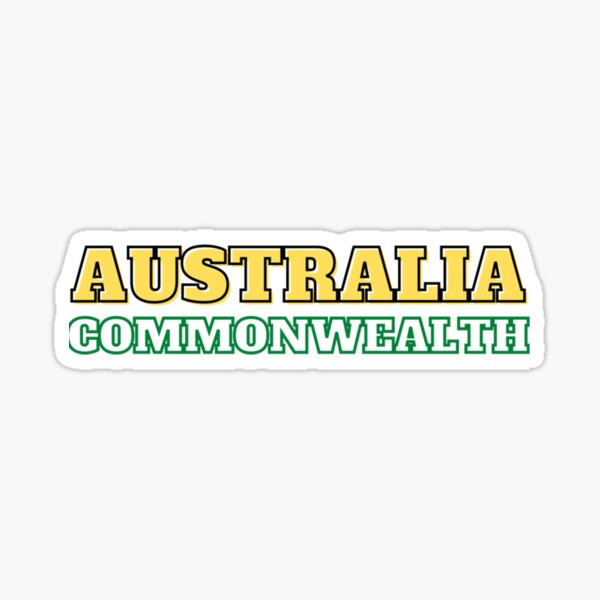 "Australia Commonwealth " Sticker for Sale by WallCollection | Redbubble