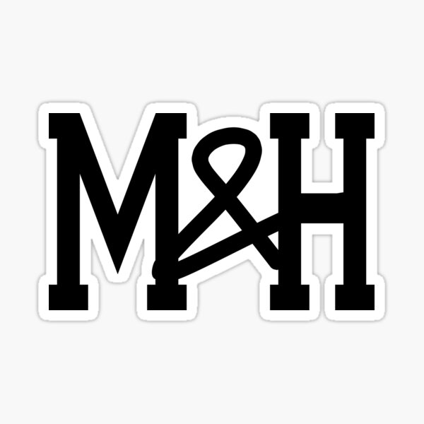 "Max And Harvey Merch MAH Logo" Sticker for Sale by RedhirZo | Redbubble