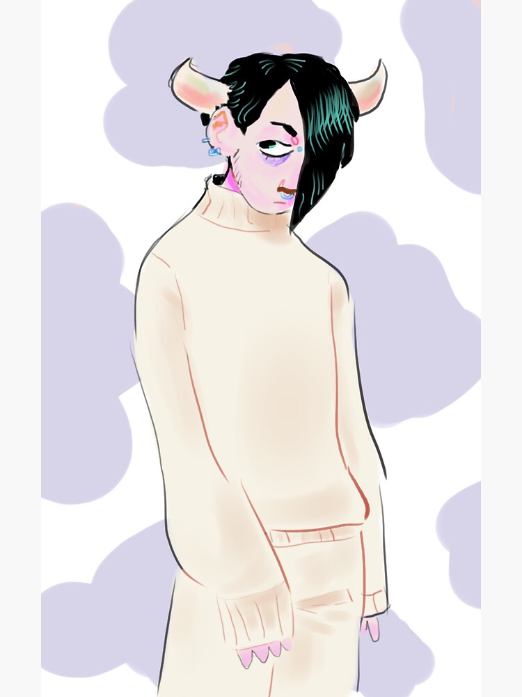 "Original character" Sticker for Sale by Avendraws | Redbubble