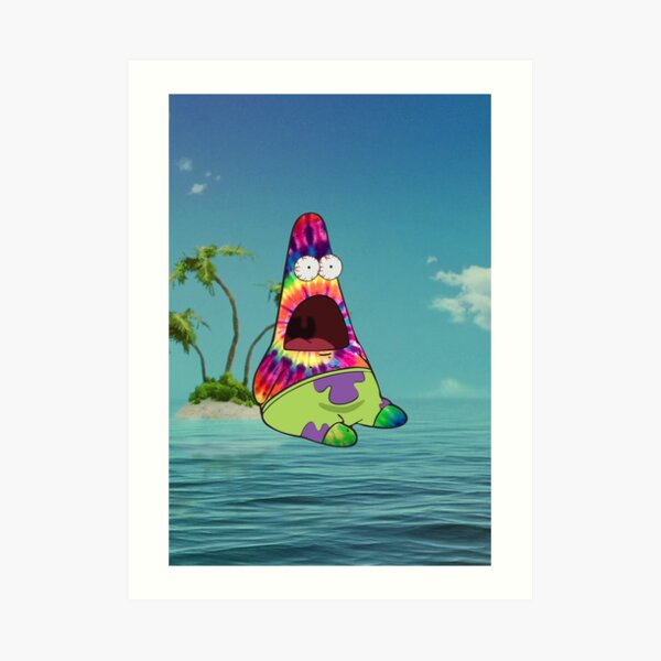 "Trippy Patrick" Art Print for Sale by Kyee | Redbubble