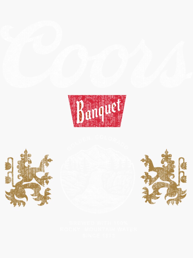 Pegatina «Logotipo de Coors Banquet Golden Colorado V1» de ...