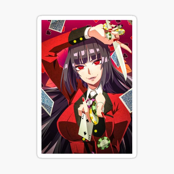 "New anime Gambler" Sticker for Sale by enochduncan5 | Redbubble