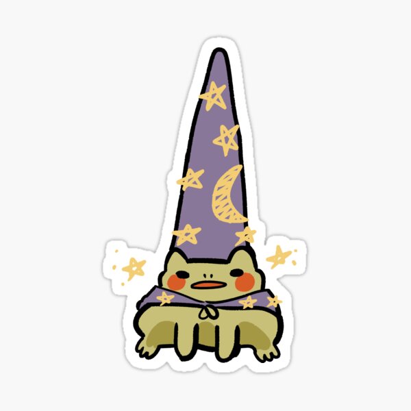"Wizard frog" Sticker for Sale by ucaa | Redbubble