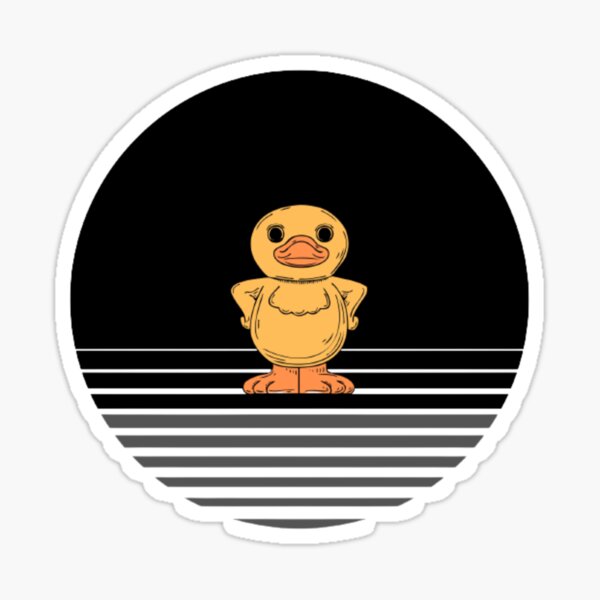 "Funny Ducks Quotes Ducks Doing Cute Things Cool Ducks" Sticker for ...