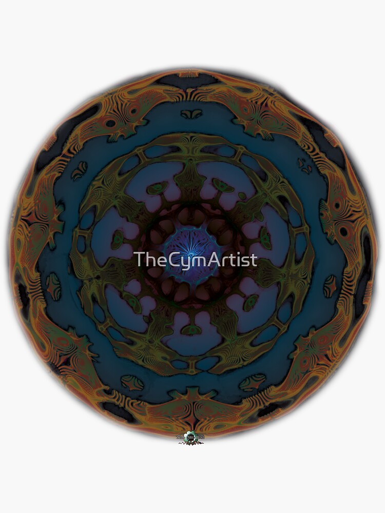 "Cymatic Circus" Sticker for Sale by TheCymArtist | Redbubble
