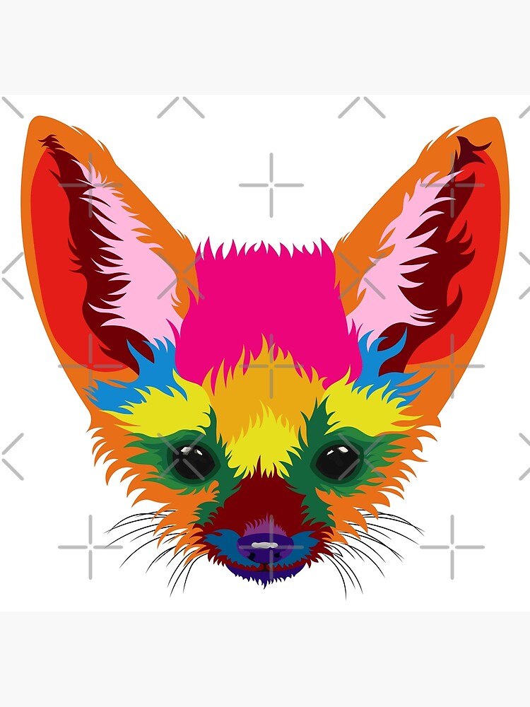 "Modern Art Fennec" Poster for Sale by IgalK | Redbubble