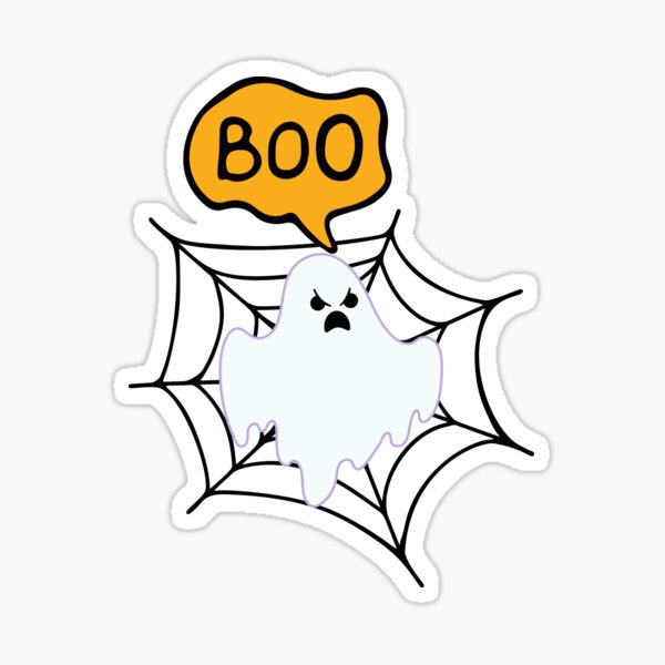 "Funny Ghost Trap - Boo" Sticker for Sale by JYooTaki | Redbubble