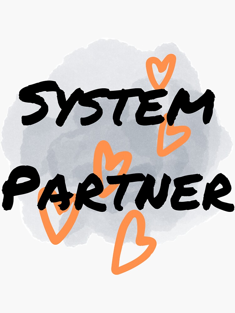 "System Partner dissociative identity disorder " Sticker for Sale by ...