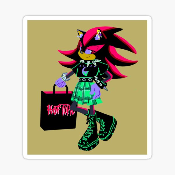 "Shadow just visited hot topic" Sticker for Sale by Avendraws | Redbubble