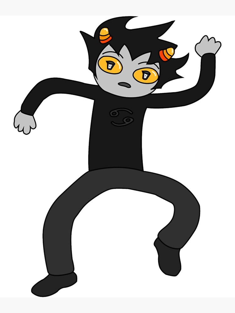 "Bucket Dazed Karkat (Colour) " Poster for Sale by aCorvidsHoard ...