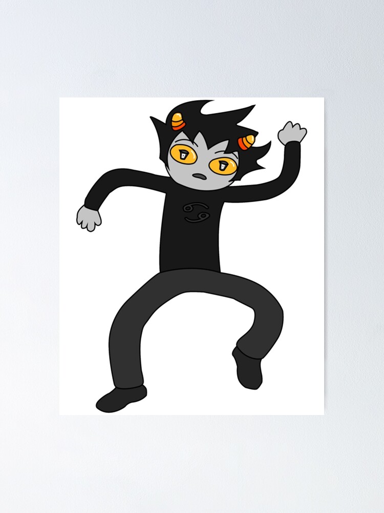 "Bucket Dazed Karkat (Colour) " Poster for Sale by aCorvidsHoard ...