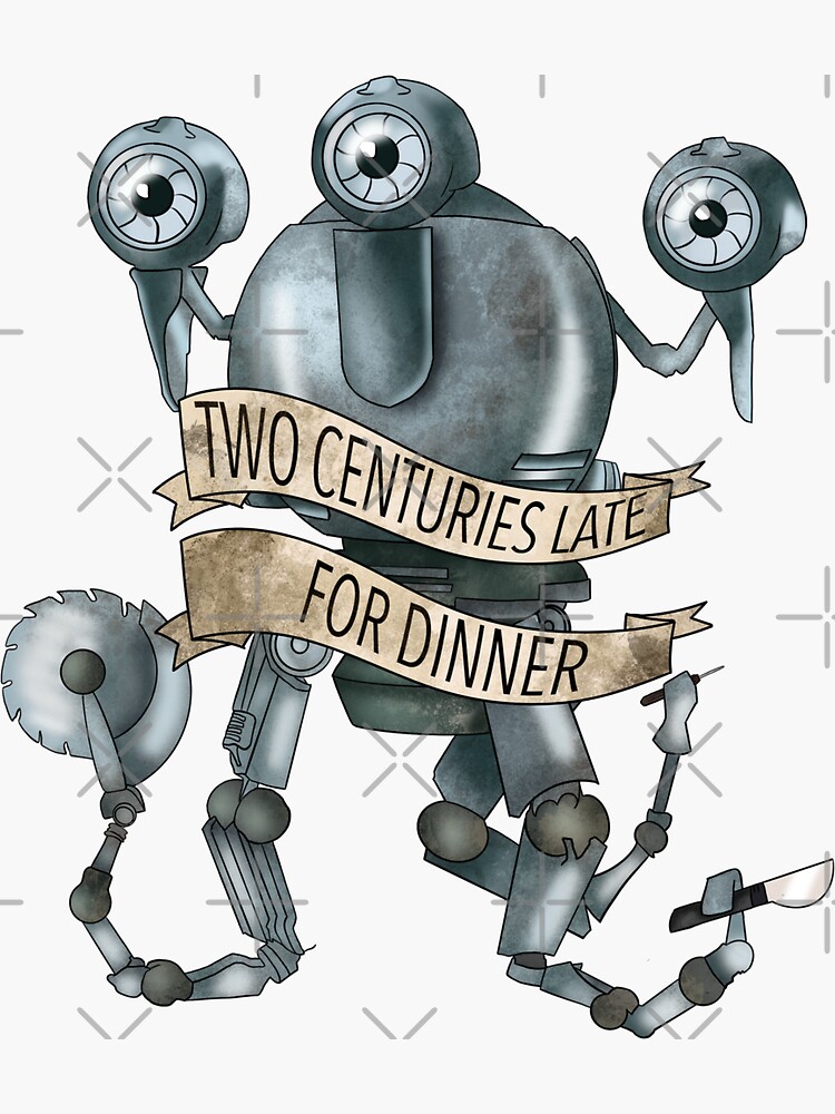 "Codsworth fallout " Sticker for Sale by atlasbackache | Redbubble