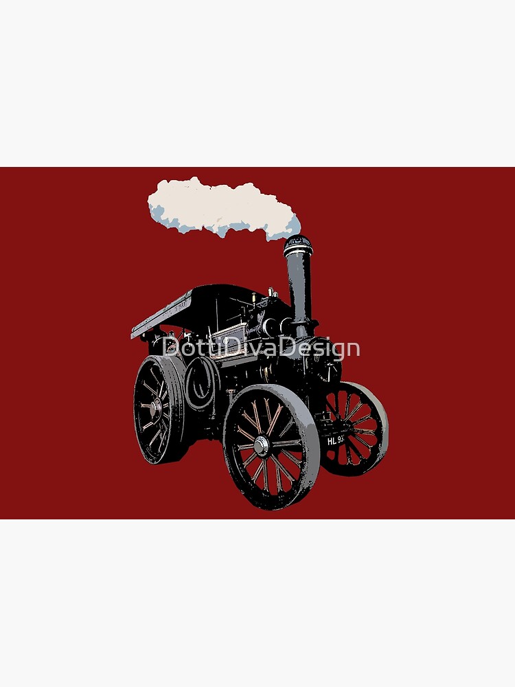 "Steam engine/Traction engine coloured" Poster for Sale by ...