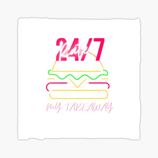 "Rate my takeaway" Sticker for Sale by sweetyprint | Redbubble