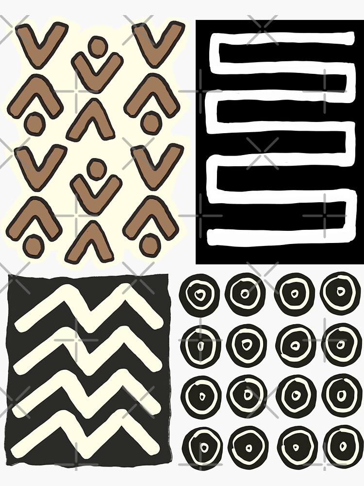 "African collection, Africa pattern art" Sticker for Sale by Giovanni-c ...