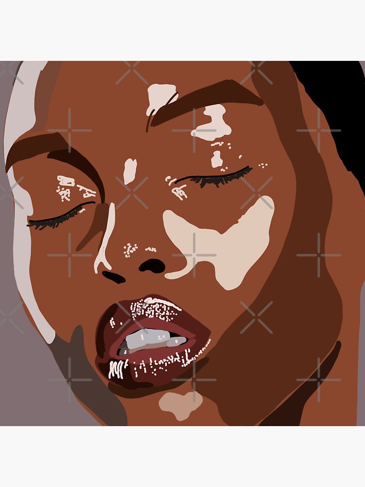 "Glisten Black Art " Sticker for Sale by sabrinabyrd | Redbubble