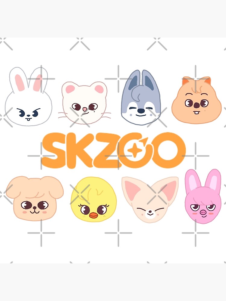 "Skzoo Club " Poster for Sale by Tinyheartist | Redbubble