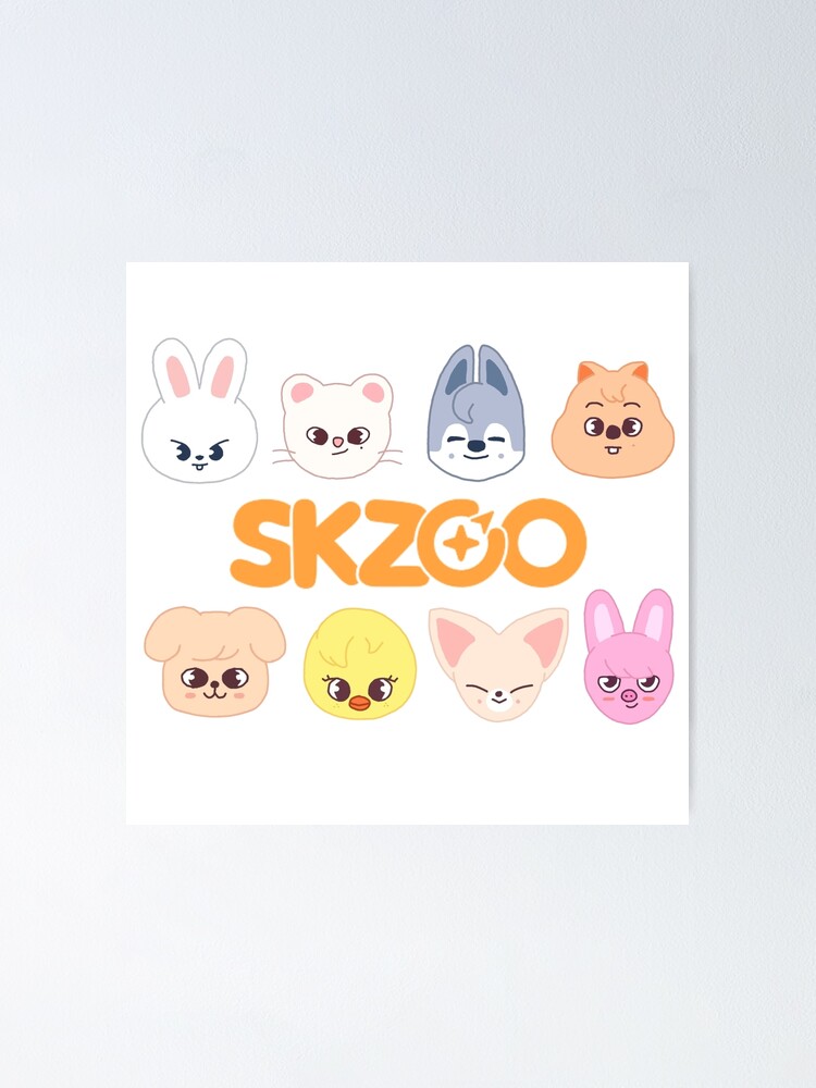 "Skzoo Club " Poster for Sale by Tinyheartist | Redbubble